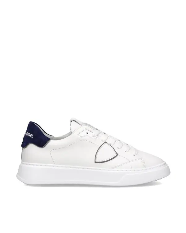 Philippe Model Leather Sneakers - Veau Daim_blanc Bleu