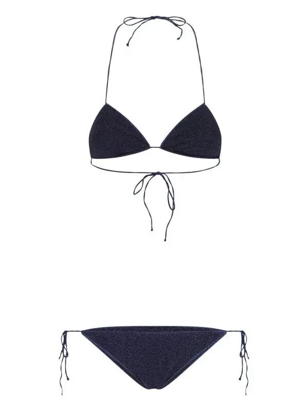 Oseree Lumiere Tech Fabric Bikini - Blue