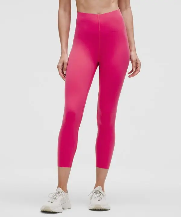 Lululemon Glow Up™ Super-high-rise 23" Cropped Leggings - Raspberry Coulis