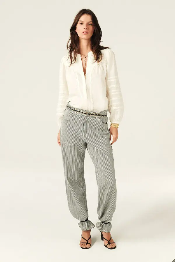 Ba&sh Yilla Long-sleeved Shirt - White