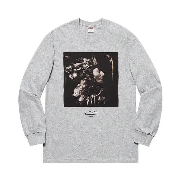 Supreme X Joel-peter Witkin Harvest Long-sleeve Tee 'heather - Grey
