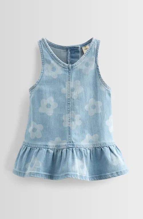 TUCKER + TATE Print Denim Jumper - Light Indigo Wash Danny Floral