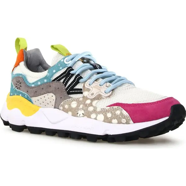 FLOWER MOUNTAIN Yamano 3 Sneakers - Beige Multi