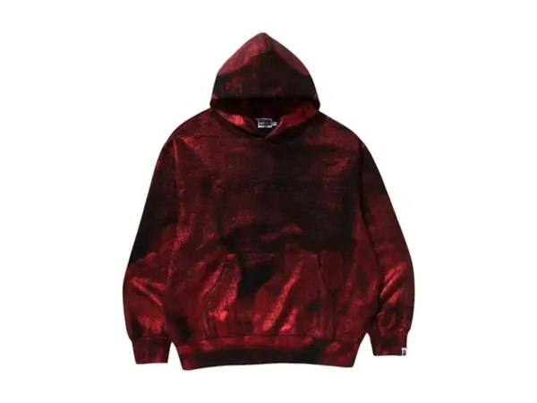BAPE Emboss Logo Relaxed Fit Pullover Hoodie