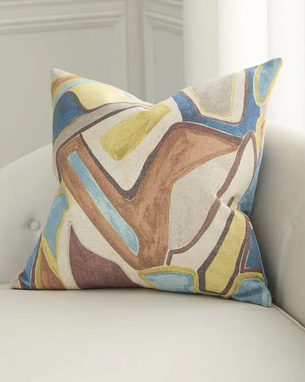 D.V. KAP HOME Piero Decorative Pillow, 24" Square - Harvest