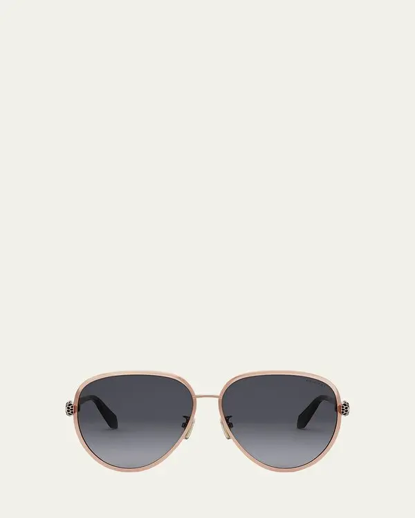 BVLGARI Serpenti Forever Bv40043u Aviator Sunglasses - Srgldsmkg