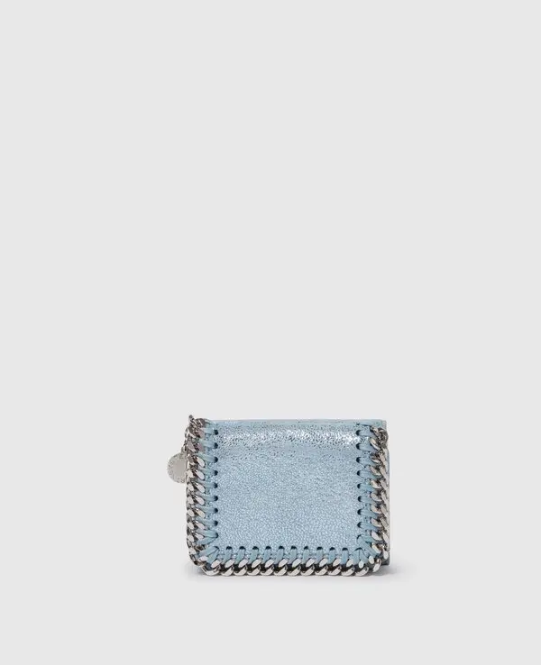 Stella McCartney Falabella Tri-fold Wallet - Sapphire Blue