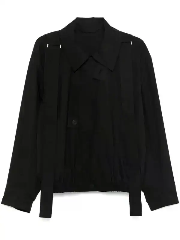 Issey Miyake Parachute Jacket In Black | Editorialist