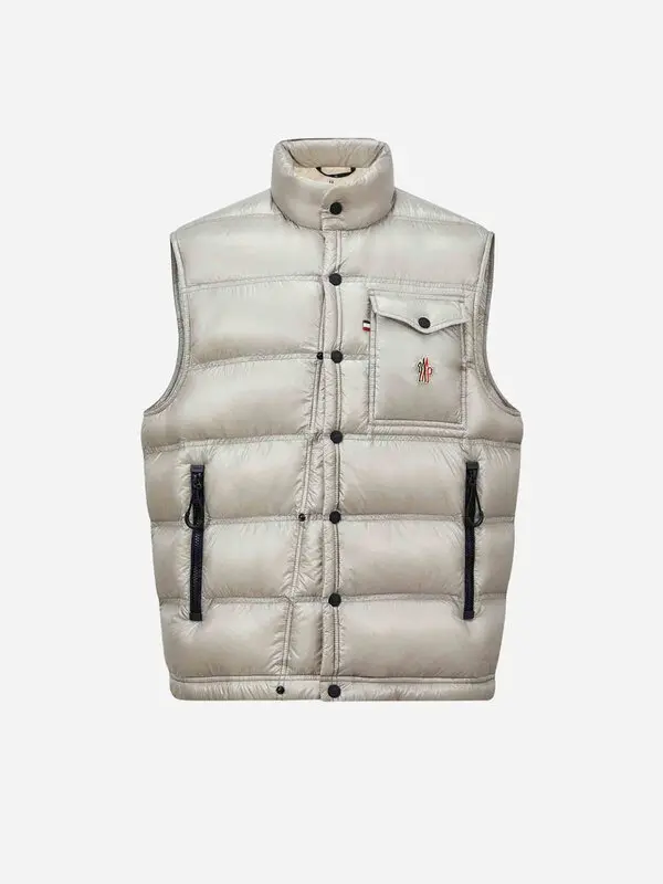 Moncler Quilted Vest With Buttons