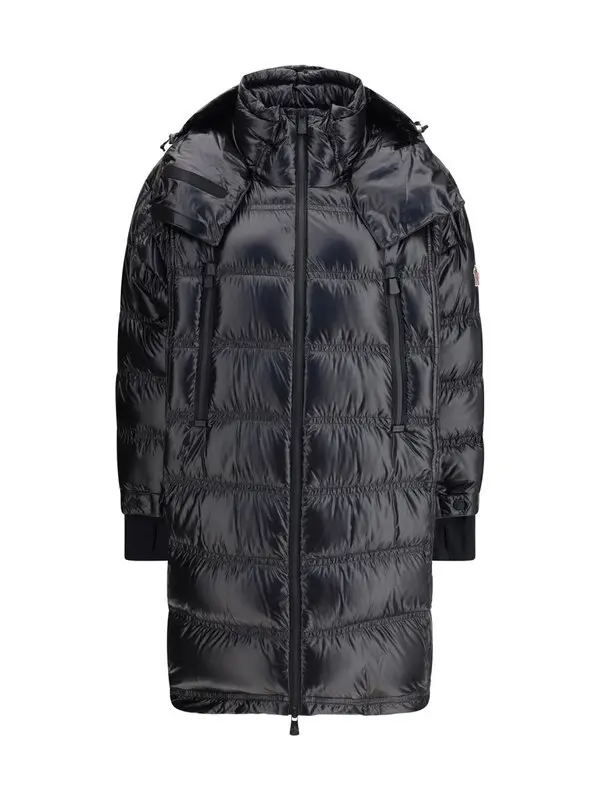 Moncler Rochelairs Long Down Jacket - Black
