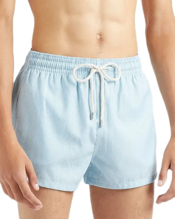 Vilebrequin Milton Printed Swim Trunks - Medium Blue