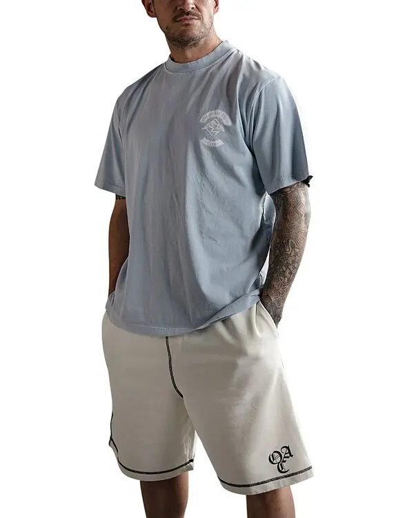 OVERNIGHT ANGELS CREW Crest Graphic Tee