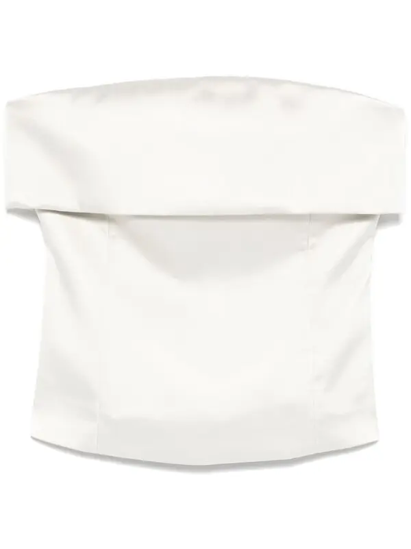 ENTIRE STUDIOS Strapless Top - Neutrals