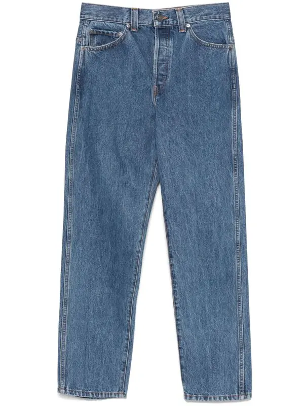 Khaite Corben Mid-wash Denim Jeans - Blue