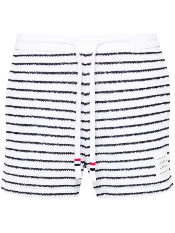 Thom Browne Striped Shorts - White