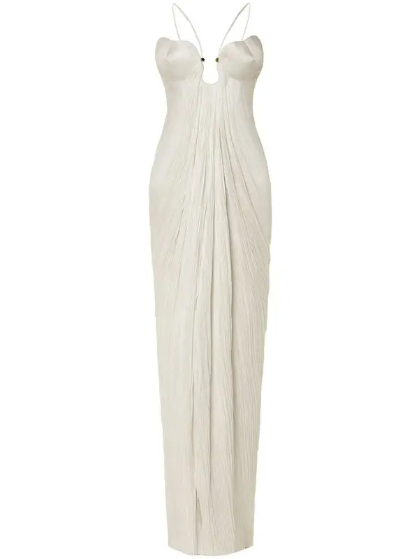 MARIA LUCIA HOHAN Lissandra Gown - Neutrals