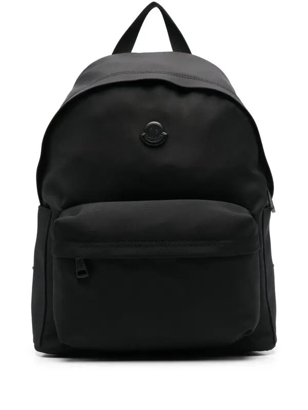 Moncler Logo-patch Backpack - Black