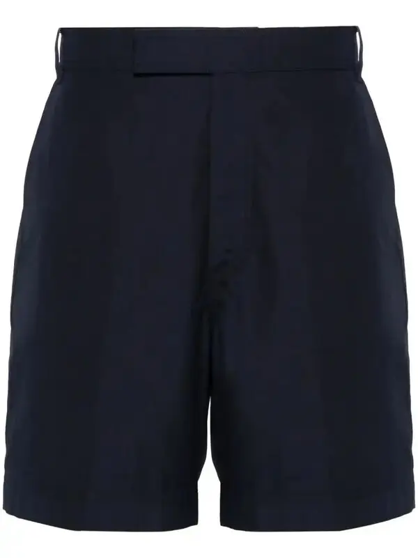 Thom Browne Rwb-tab Chino Shorts - Blue