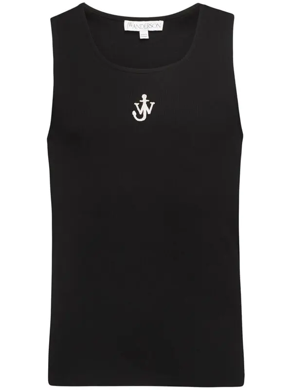 JW Anderson Anchor-embroidered Tank Top