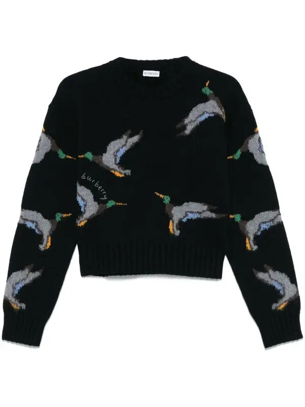Burberry Duck-jacquard Sweater