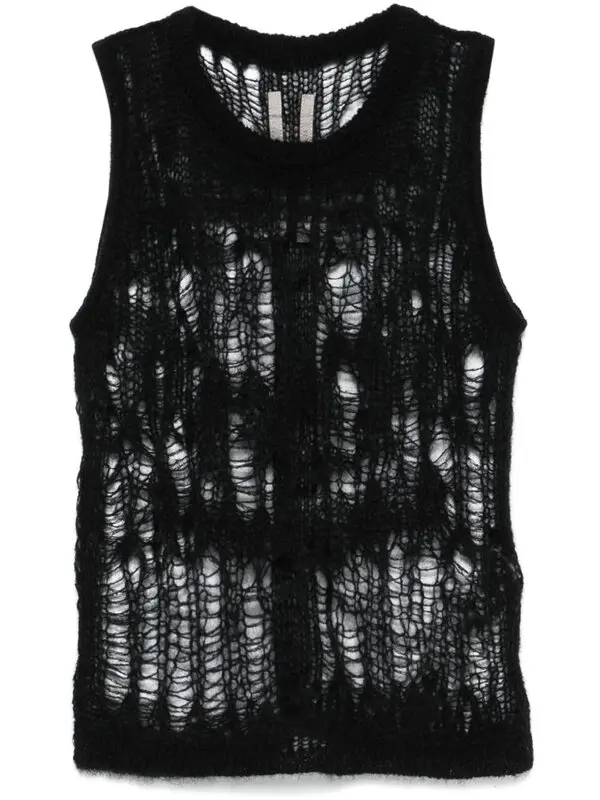 Rick Owens Spider Tank Top - Black
