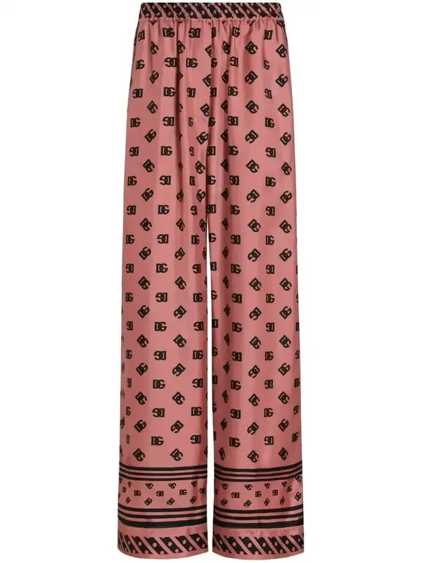 Dolce & Gabbana Silk-satin Trousers