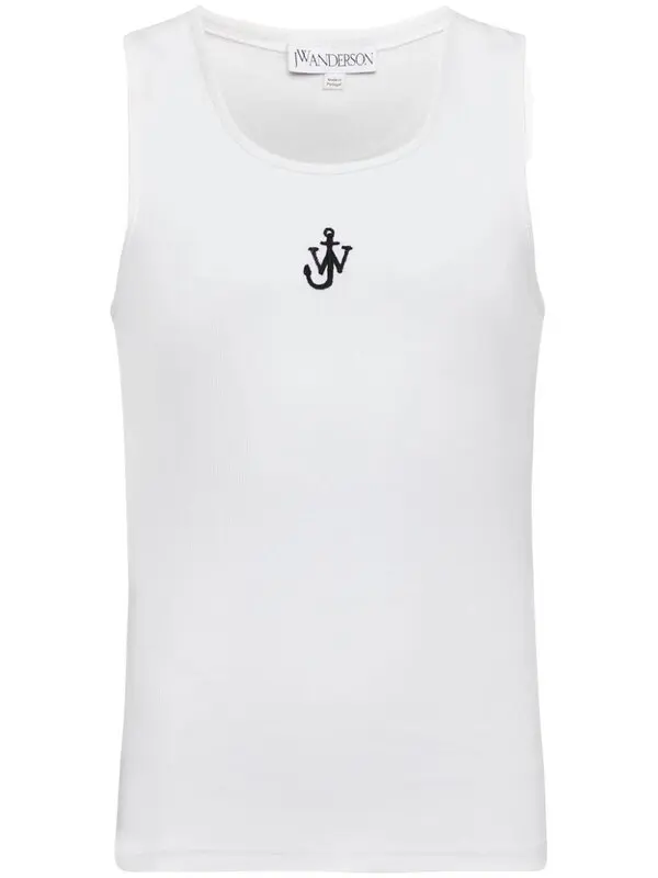 JW Anderson Logo Tank Top - White