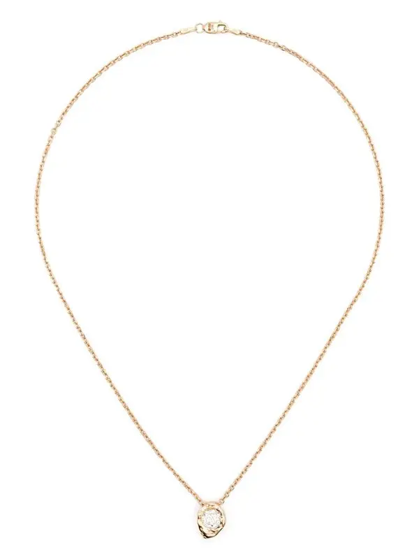 FIE ISOLDE 14k Gold Diamond Necklace - Yellow