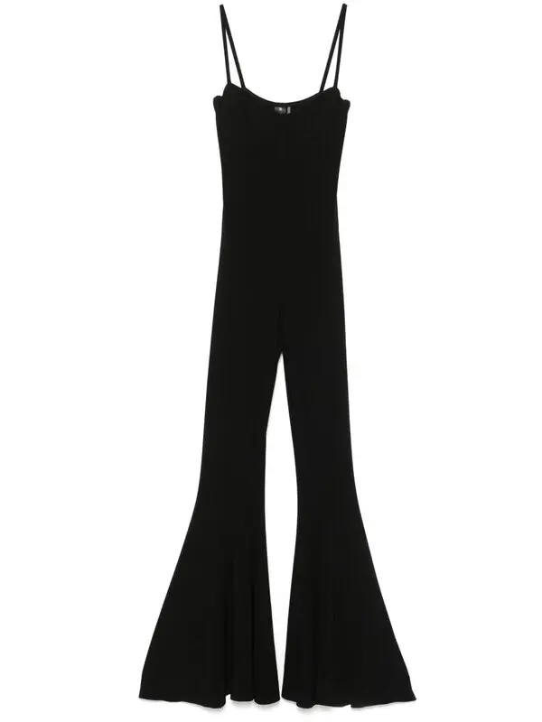 Norma Kamali Underwire Fishtail Jumpsuit