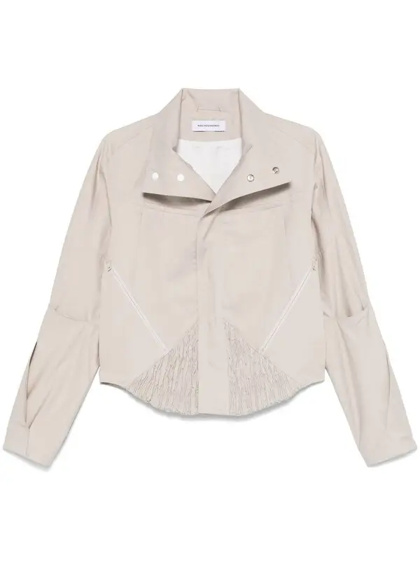 KIKO KOSTADINOV Zafar Cropped Jacket - Neutrals
