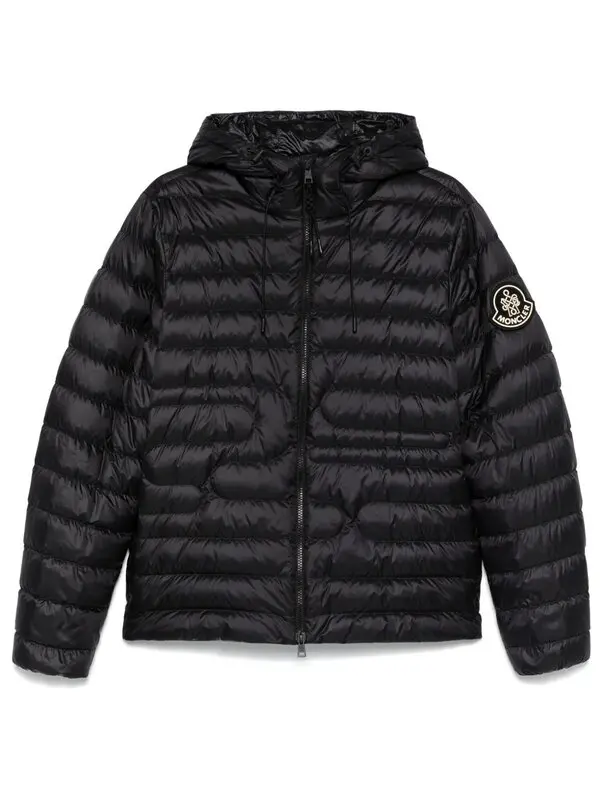 Moncler Hooded Padded Jacket - Black