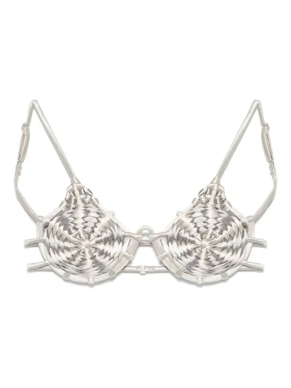 ISA BOULDER Spiral-weave Bikini Top