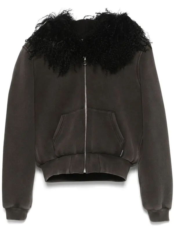 Alexander Wang Shearling-collar Jacket