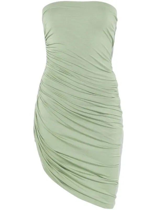 Norma Kamali Diana Mini Dress - Green