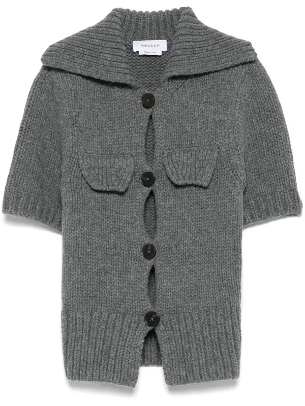 Alexander McQueen Short-sleeved Cardigan