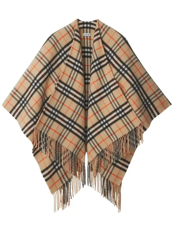 Burberry Check Capeunisex - Neutrals