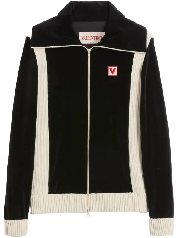 Valentino Garavani Panelled Cardigan - Black