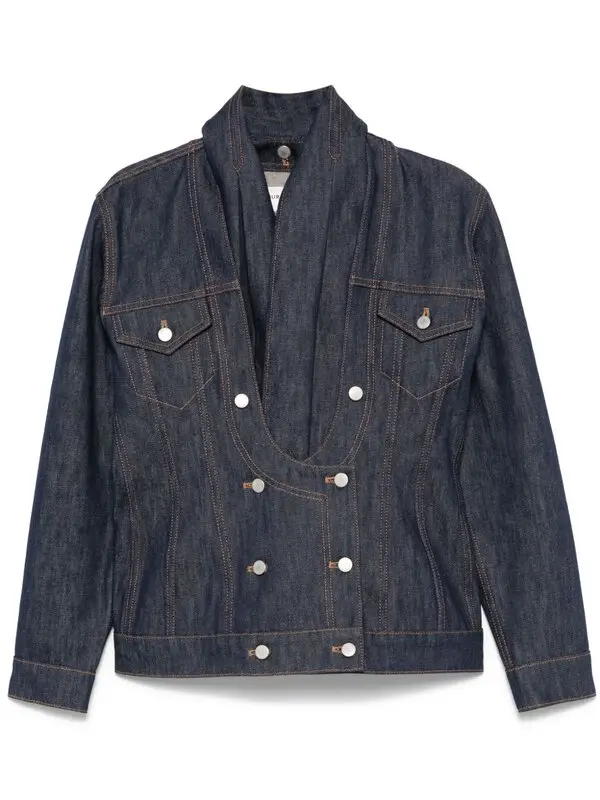 Burc Akyol Open Heart Denim Jacket