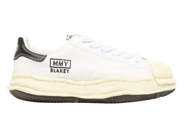 Mihara Yasuhiro Blakey Vintage Sole Canvas Low - White
