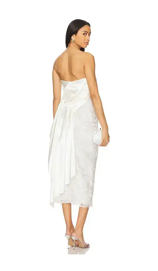 Buy LOVERS AND FRIENDS Thessaly Beaded Lace Dress - White At 55% Off |  Editorialist