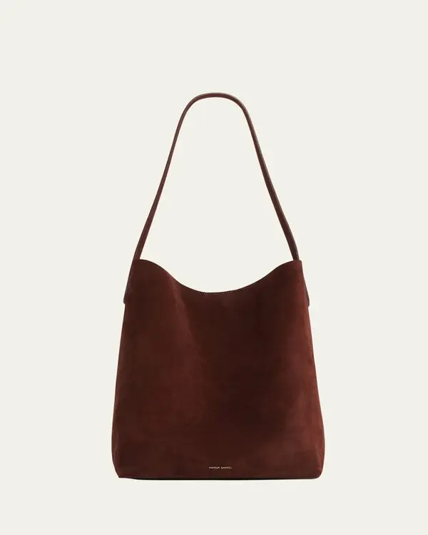 MANSUR GAVRIEL Medium Suede Everyday Tote - Moss