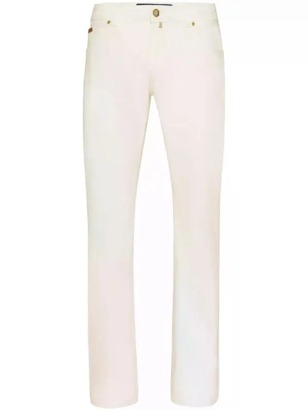 BILLIONAIRE Logo-patch Slim Jeans