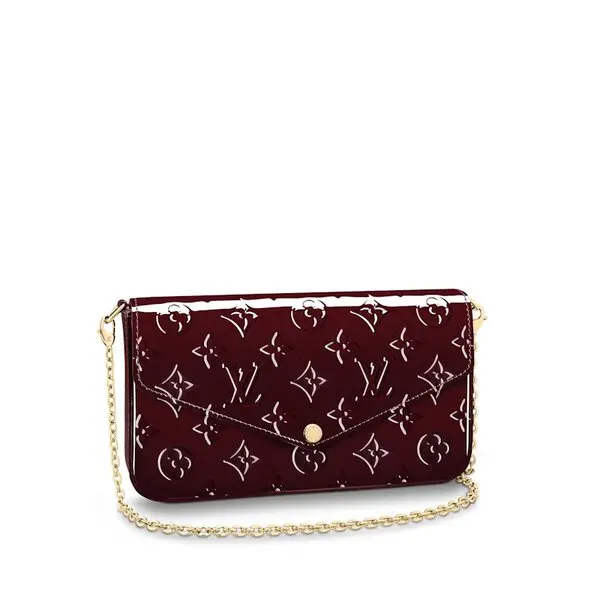 LOUIS VUITTON Pochette Felicie Monogram Vernis