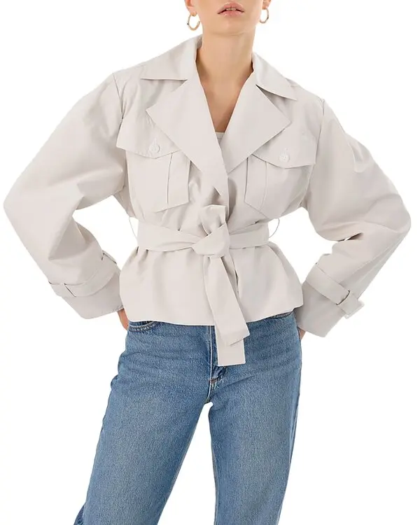 LAMARQUE Quinn Short Trench Jacket