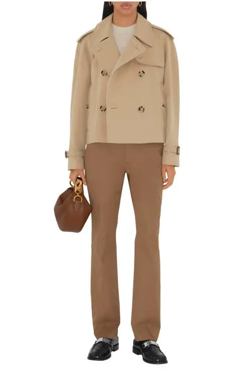 Burberry Gabardine Tailored Trousers