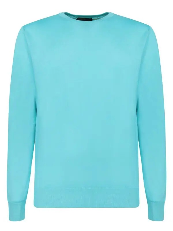 MOORER Long Sleeve Crew Neck Sweater