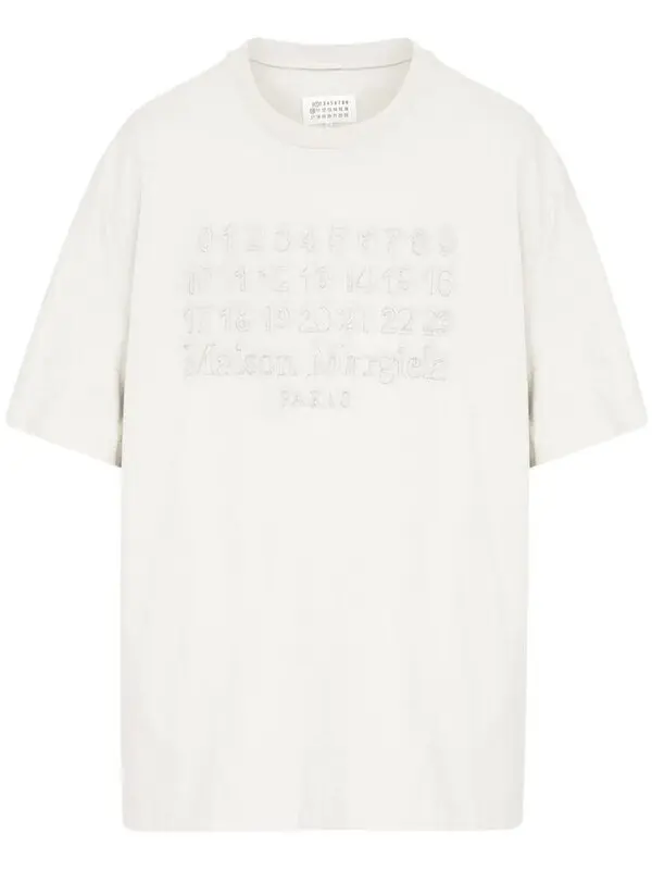MAISON MARGIELA T-shirt With Numbers Motif