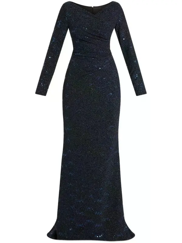 Talbot Runhof Sequin-embellished Maxi Dress