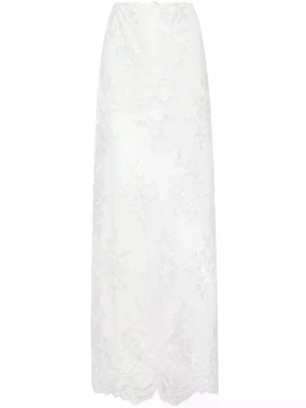 MACGRAW Calligraphy Floor-length Skirt