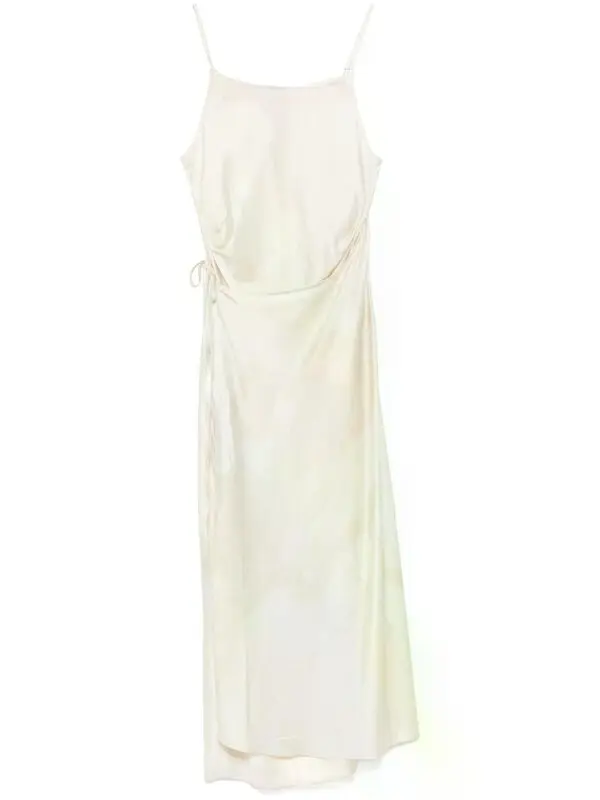 FENG CHEN WANG Satin-finish Midi Dress